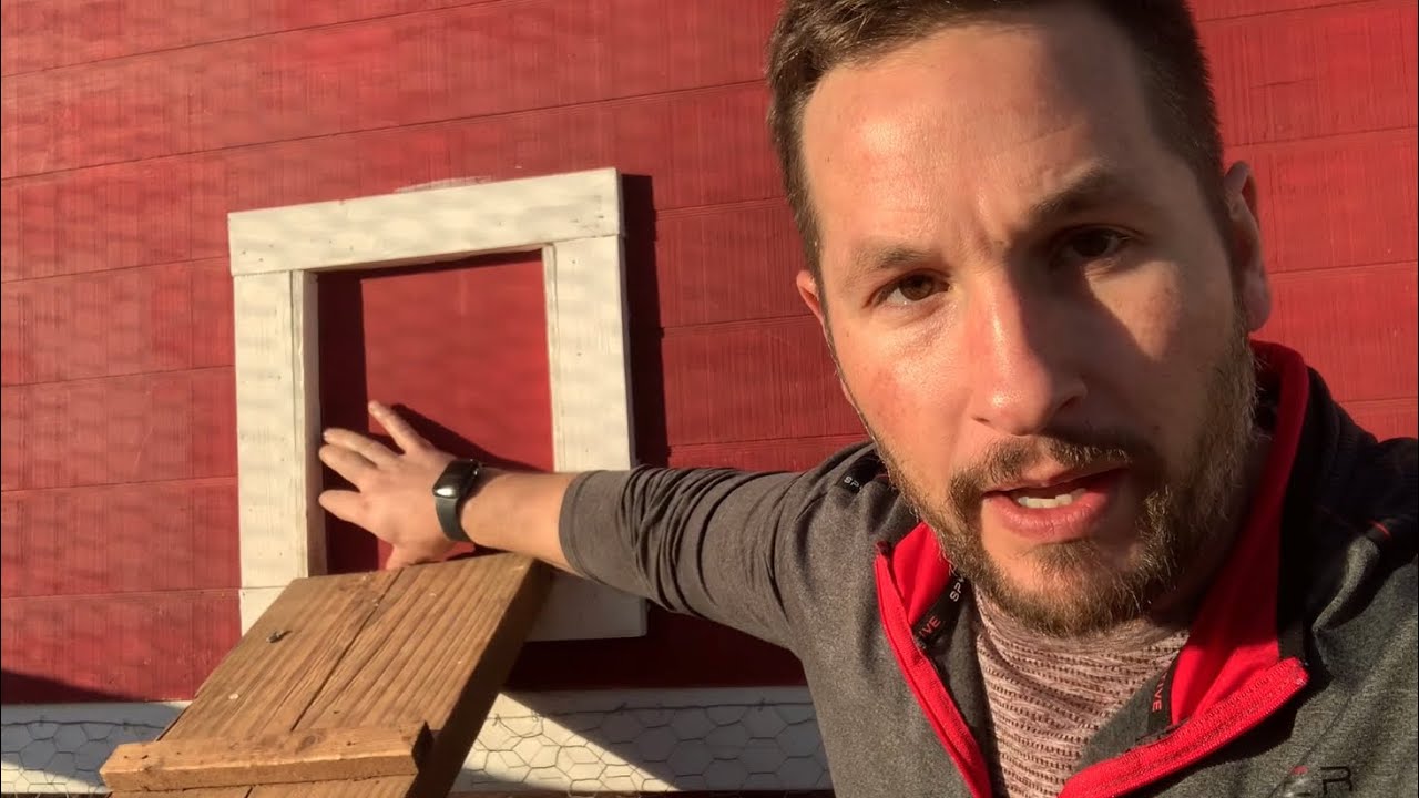 Build Sliding Chicken Coop Door - YouTube