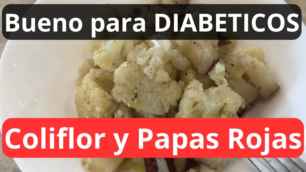 NO ENGORDA Y NO SUBE EL AZÚCAR y es muy SALUDABLE el Coliflor y Papas ...