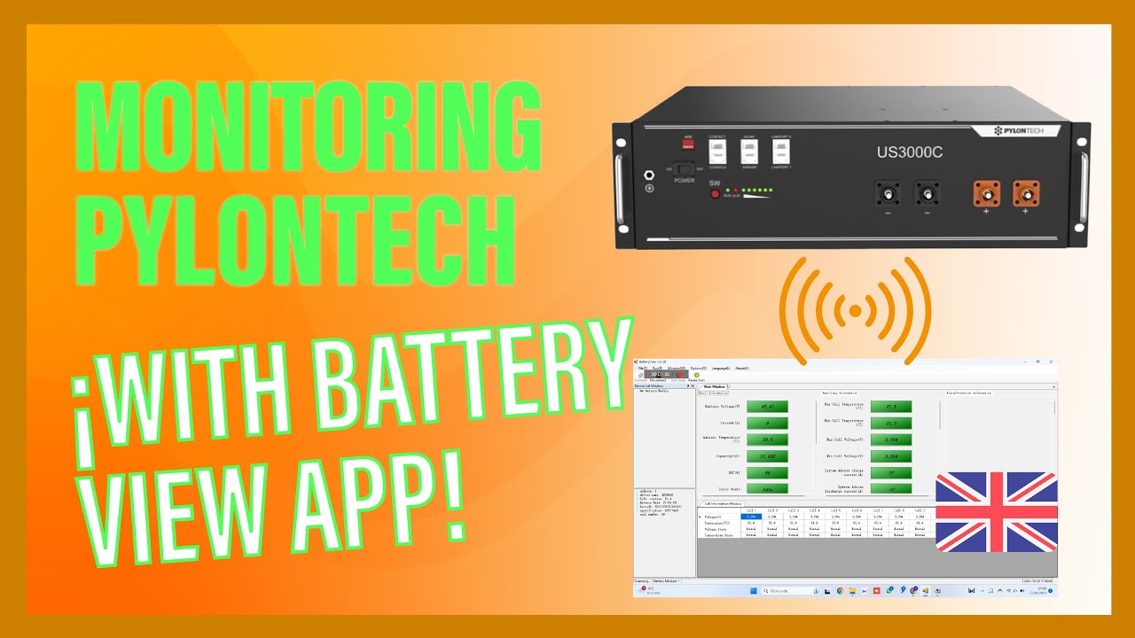 How to Monitor a Solar Battery, Pylontech Battery View? - YouTube
