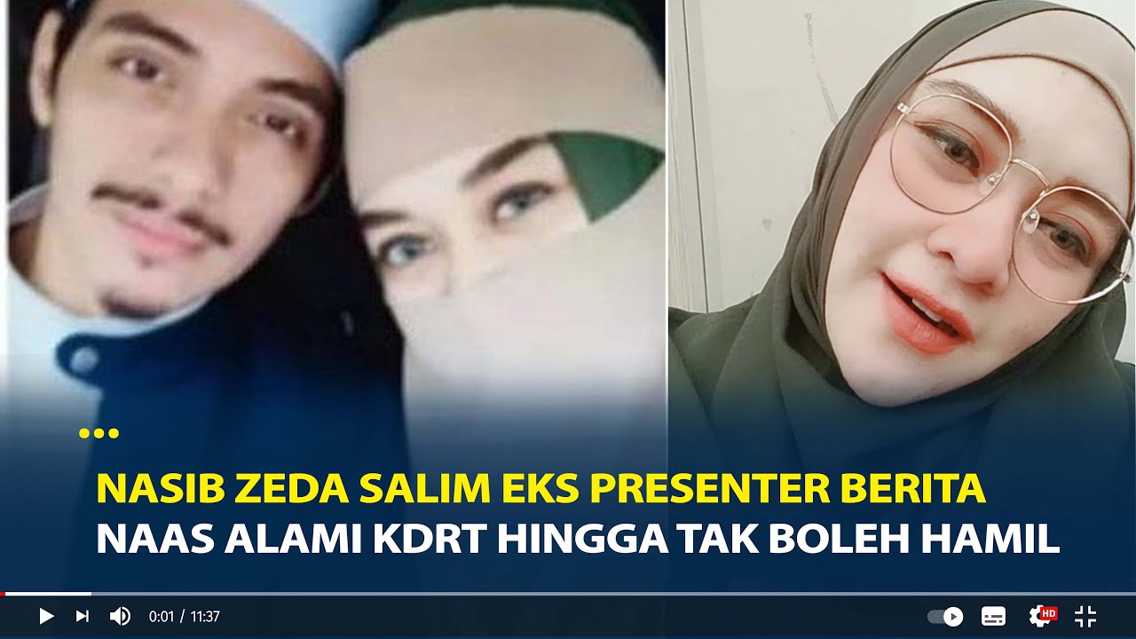 Nasib Zeda Salim Eks Presenter Berita Naas Alami KDRT hingga Tak Boleh ...