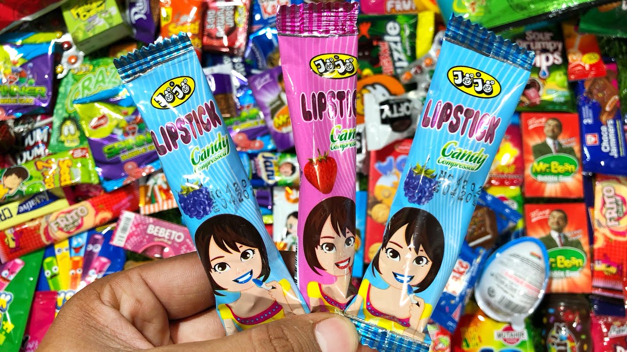 Mouth Watering Compressed Candies | How to Unpack Yummy Candies - YouTube