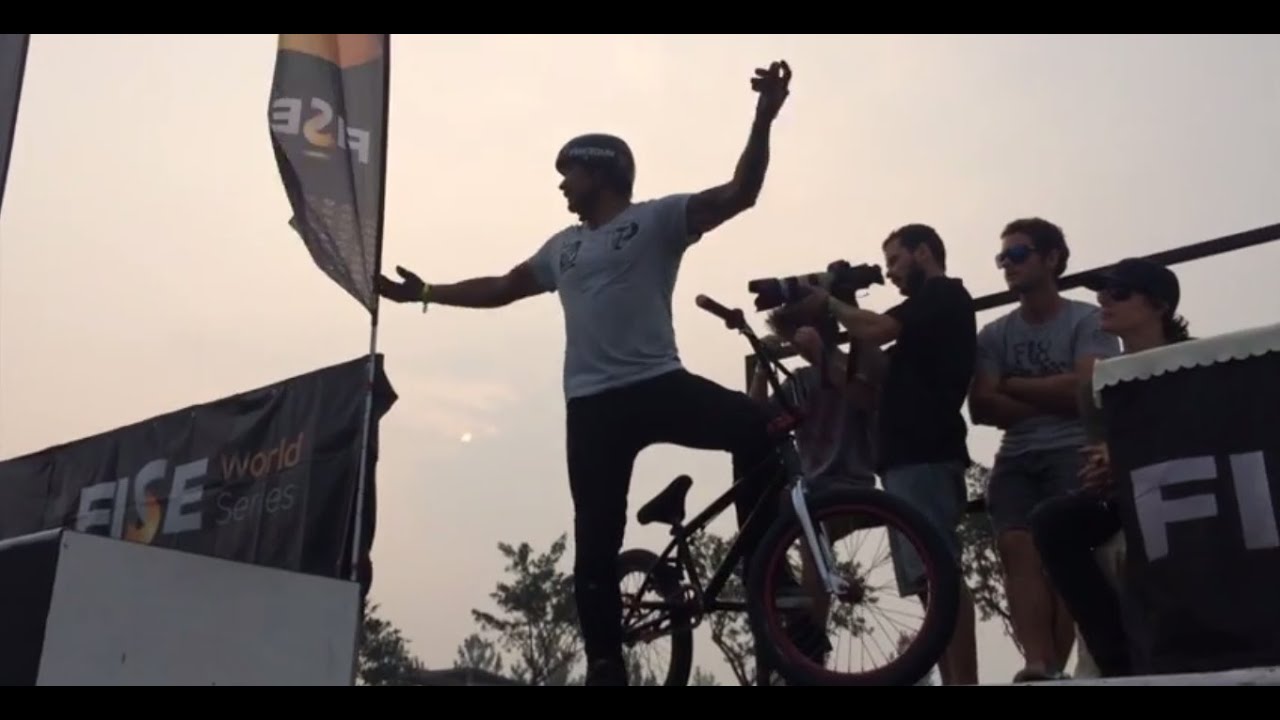 FISE China - BMX Pro Park Qualifiers with AJ Anaya & Dustin Grice - YouTube