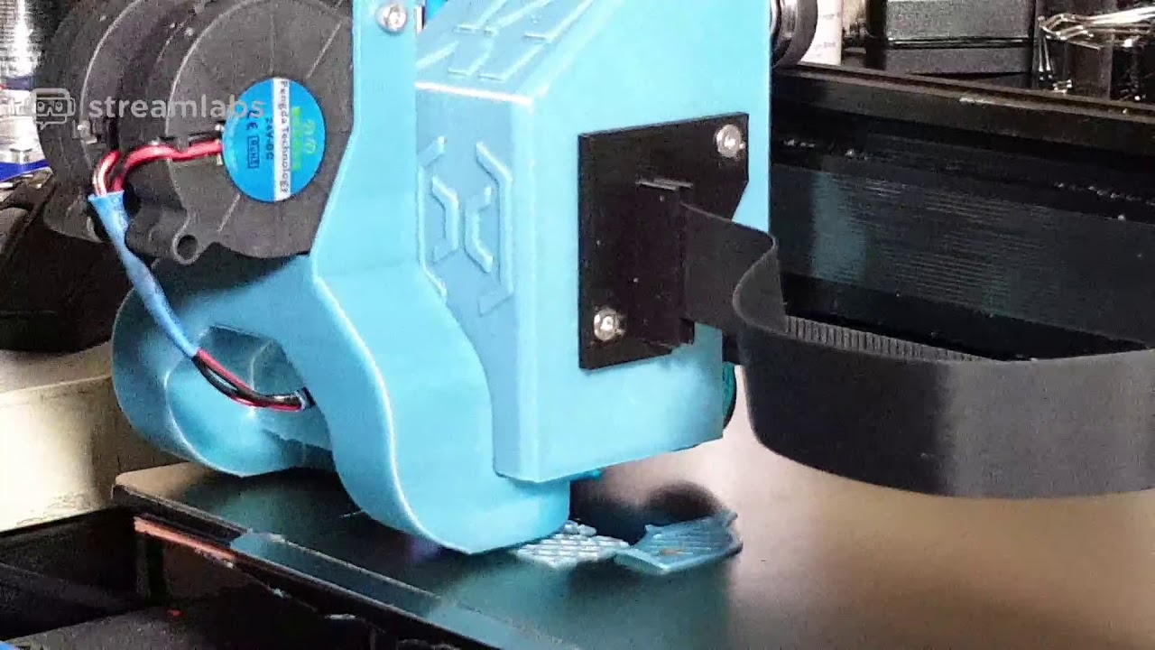 Livestream 3D Printing - Part Cooler Duct - YouTube