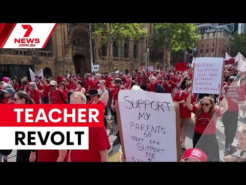 No deal: Why Victorian teachers aren't backing down from their pay fight | 7NEWS
