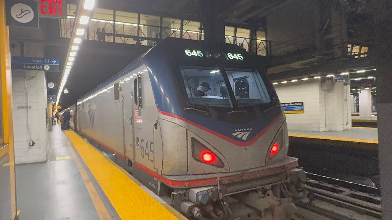 Full Ride on Amtrak NER 131 from NY to Washington (12/14/25) - YouTube