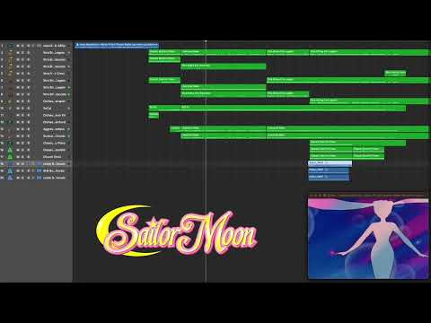 Sailor Moon Transformation (Potere del Cristallo di Luna - Moon prism power make up!) - Logic Pro X