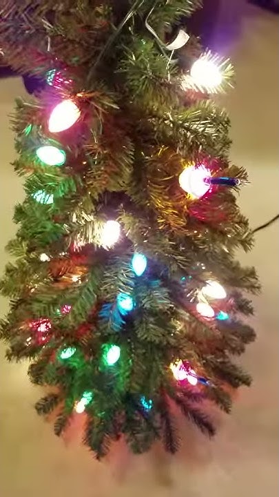 Music room Christmas Tree with C7 Lamps! - YouTube