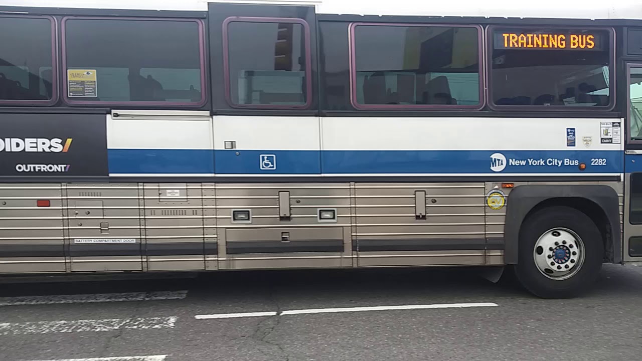 [Rare!]:2013 MCI D4500CT [2282] Training Bus (In Brooklyn!) - YouTube