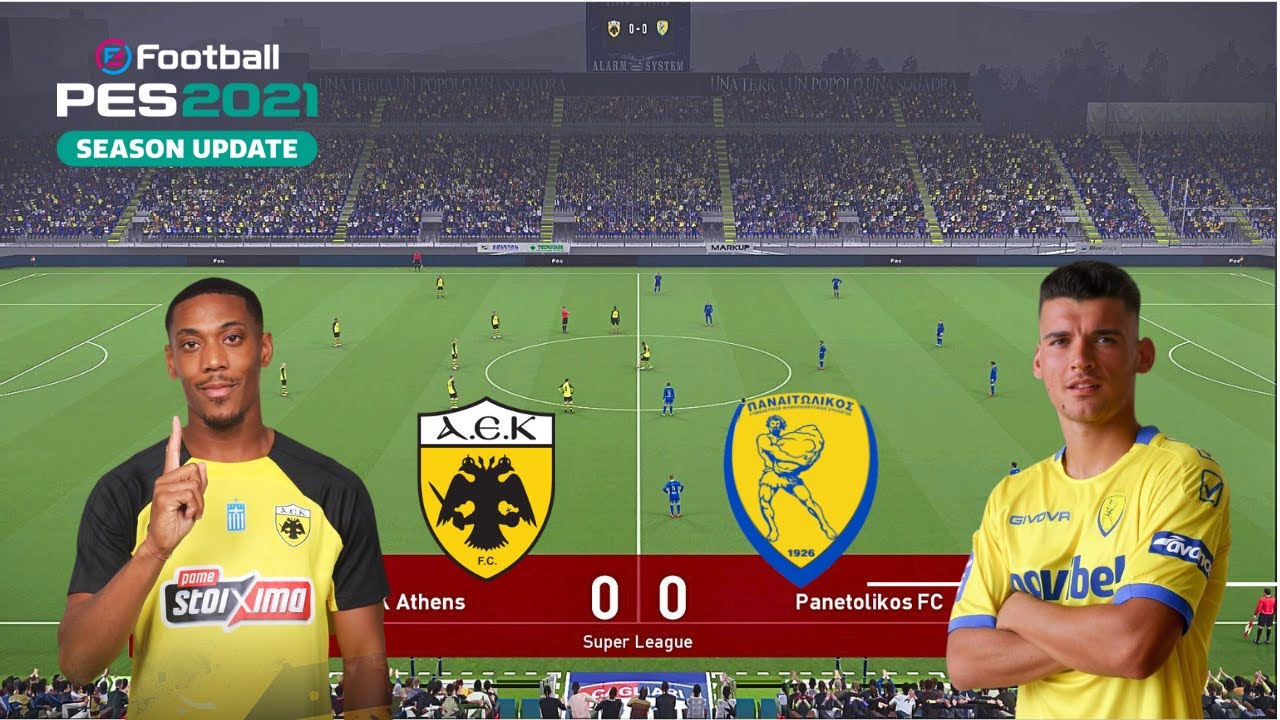 🔴 αεκ αθηνών vs παναιτωλικού | Σούπερ Λίγκα Ελλάδας 2024-25 | eFootball ...