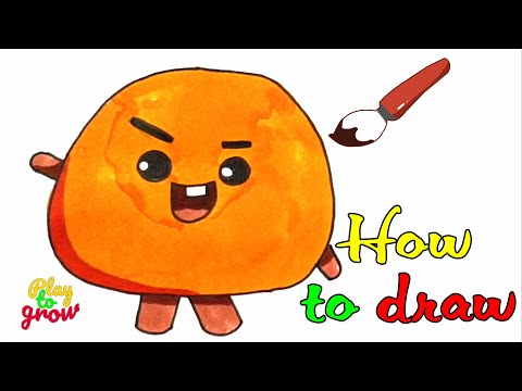 How to draw Shooky BTS21 / Vẽ Shooky BTS21 /Play to grow