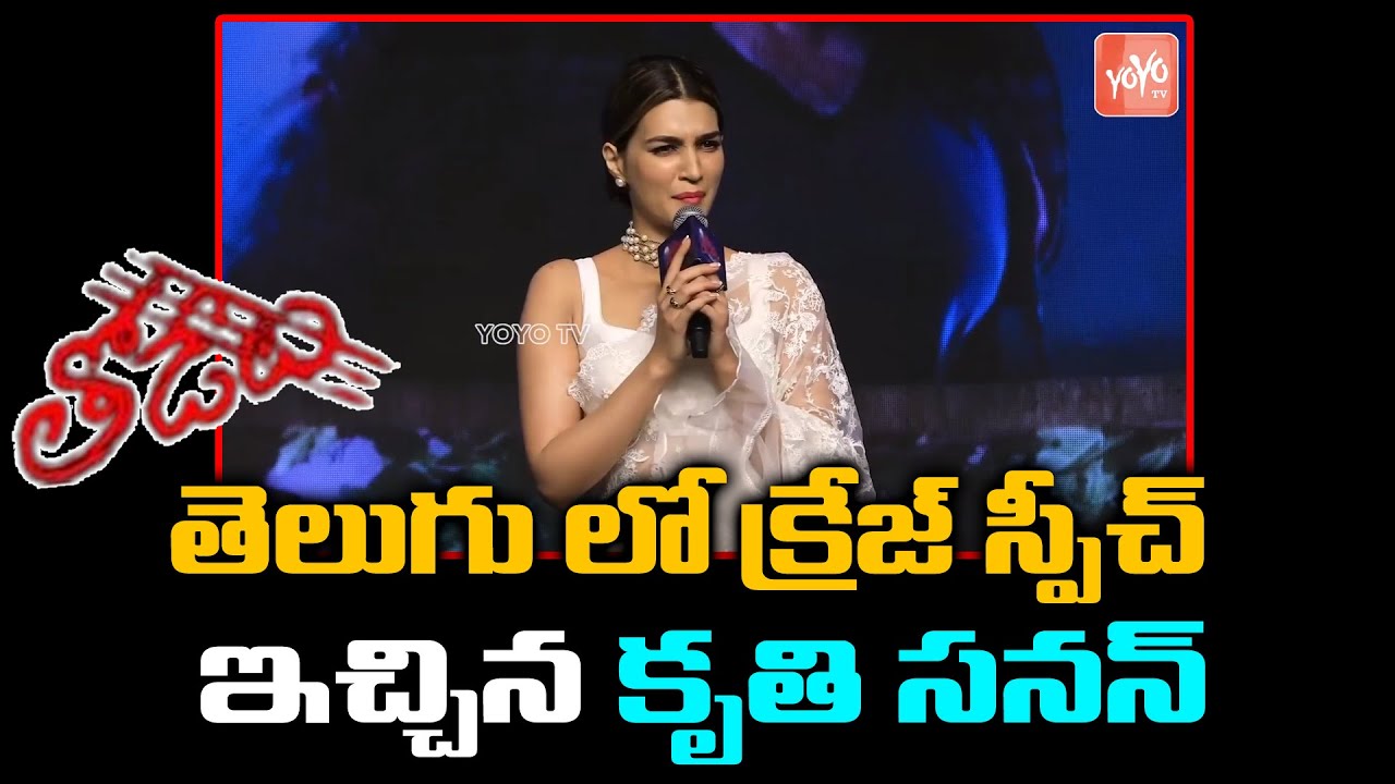 Kriti Sanon Speech At Thodelu (Bhediya) Pre Release Press Meet |Varun ...