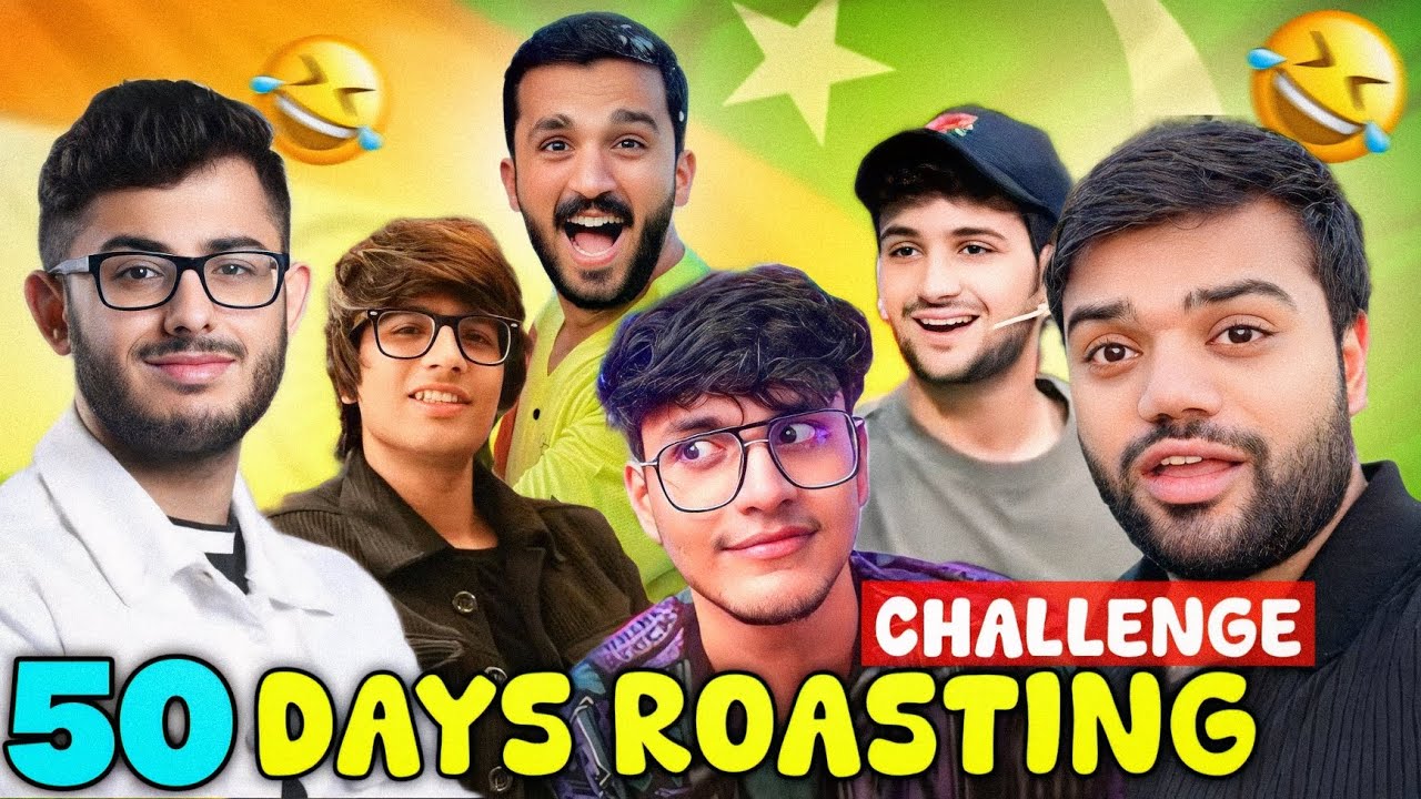 50 Days of Roasting Challenge | NoN stop roasting💥 | Pakistani & Indian ...