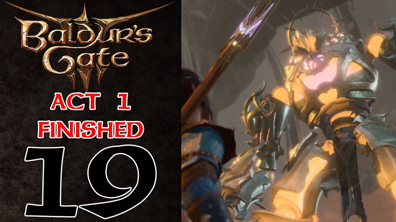 GRYMM, Boss Fight | The end of ACT 1 | Baldur's Gate 3 #19 - YouTube
