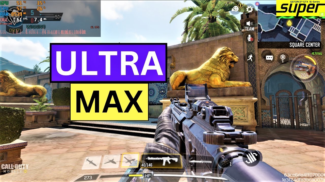 COD MOBILE | 60 FPS | ULTRA + MAX | GTX 1650 SUPER | 1080P | GAMELOOP 5 ...