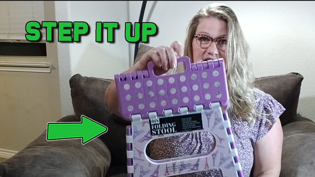 Review of Home Folding Step Stool - (Pack of 1) Foot Stool with 9 Inch ...