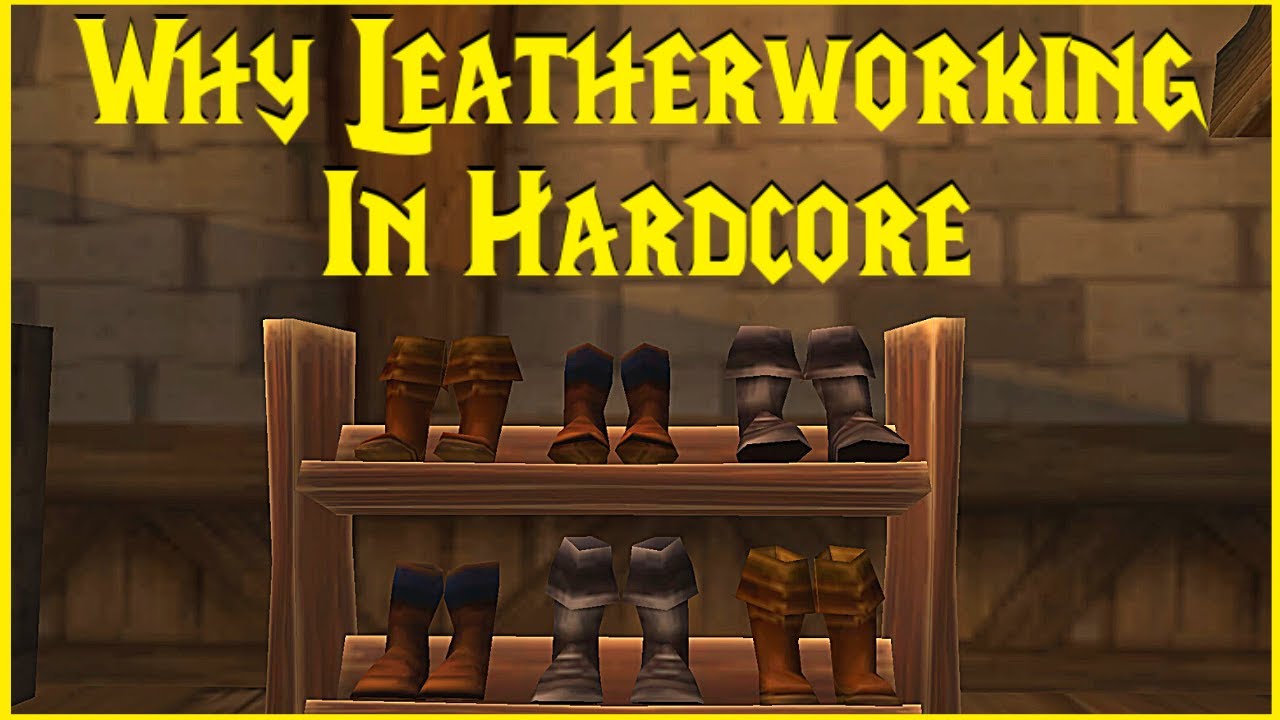 Classic Hardcore: Why Leatherworking In Hardcore - YouTube