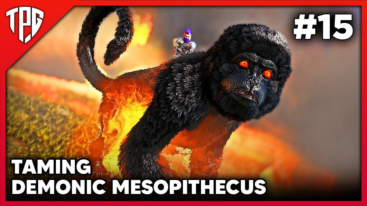 ArkSurvivalEvolved | Taming Demonic Mesopithecus 😍🔥| ARK Primal Fear ...