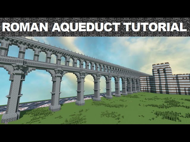 Aqueduct Minecraft Minecrafting The Classics | Villanova Magazine