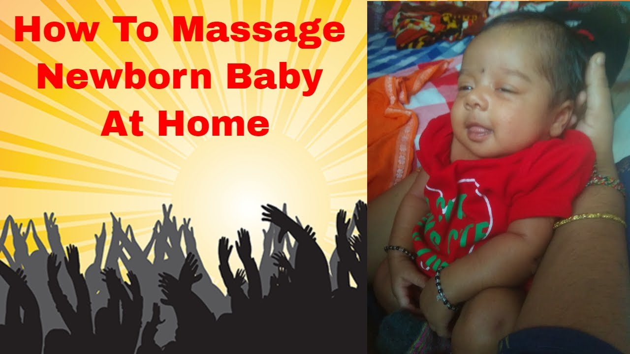 Lahan Balachi Malish Kashi Karavi | how to massage newborn baby at home ...
