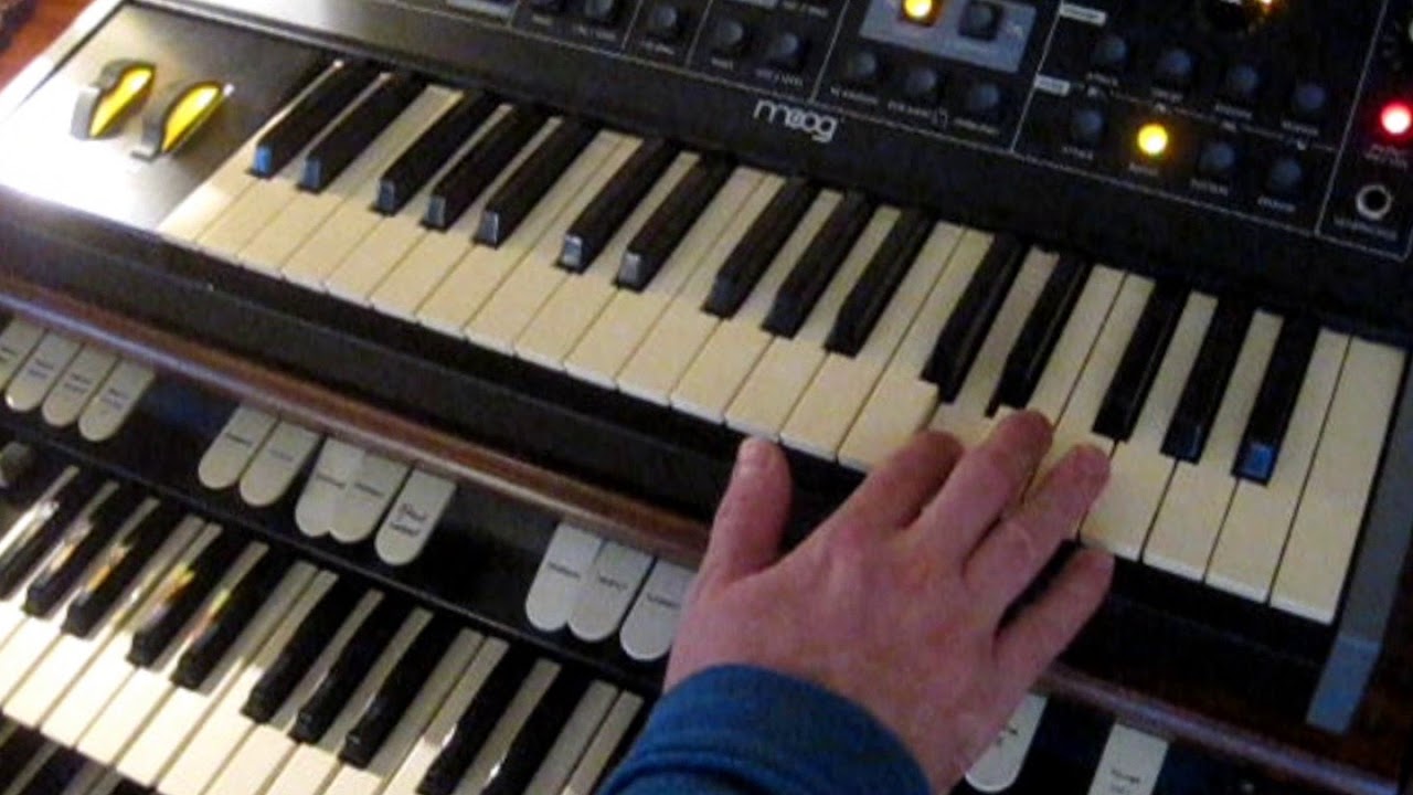 Hammond M-101 MOOG Little Phatty Gibson SG Slingerland IMPROV DEMO Jam ...