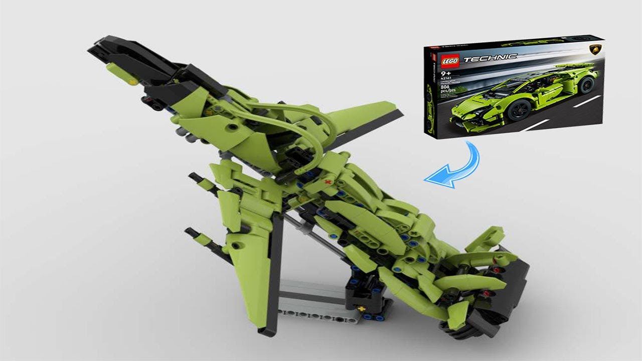 LEGO Technic Grumman F-14 Tomcat 42161 Alternative. - YouTube