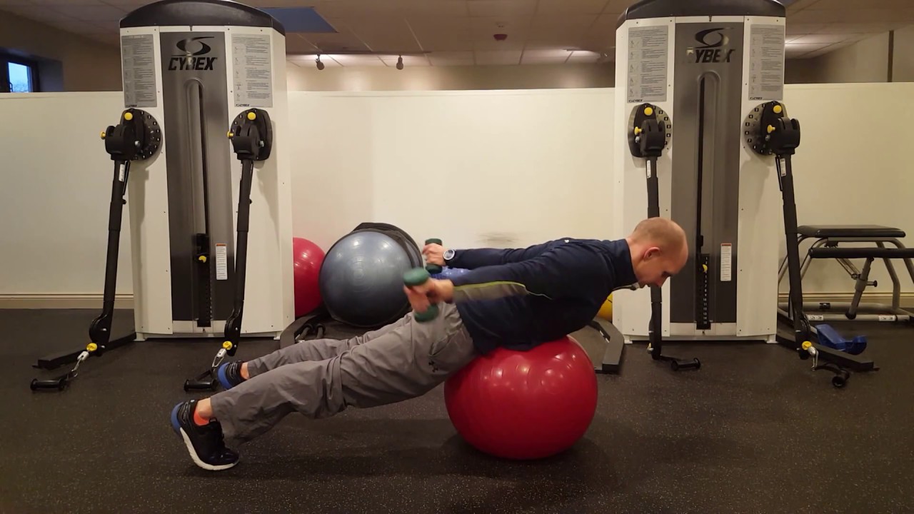 Square Workout Secrets - Stability ball cobra - YouTube