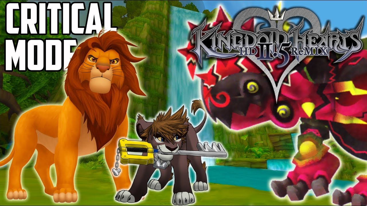Groundshaker CRITICAL MODE Lion King Boss Fight | Kingdom Hearts HD 2.5 ...