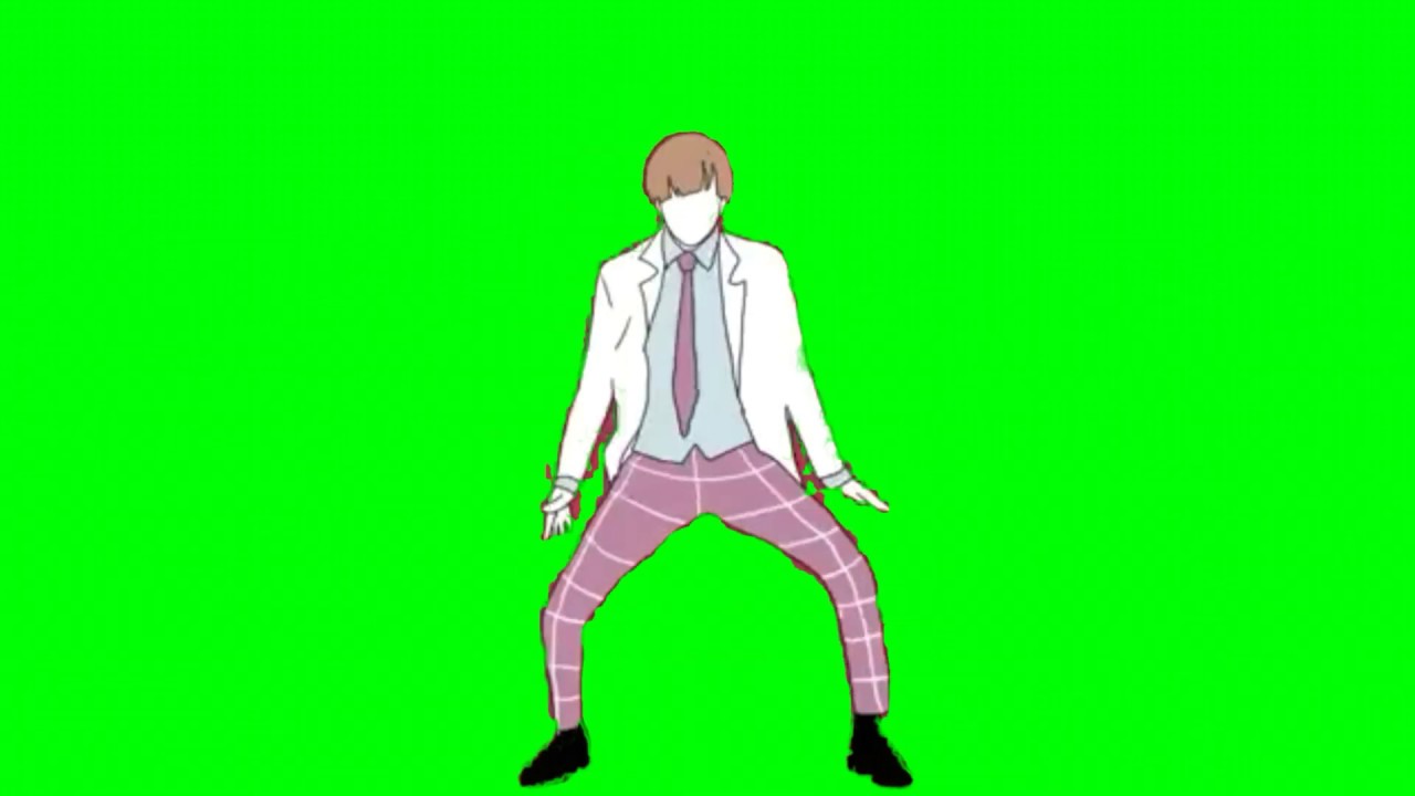 Dancer winner steps animation green screen video effect - YouTube