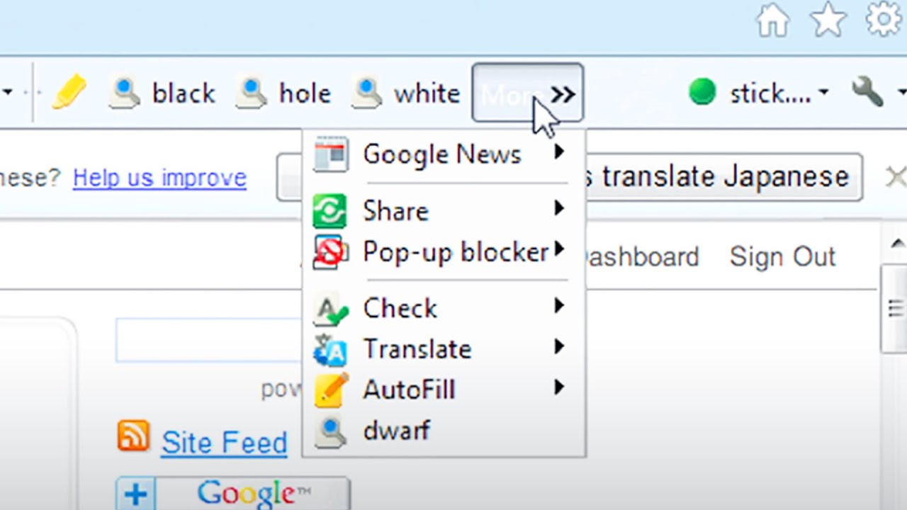 Introducing Google Toolbar 7 - YouTube