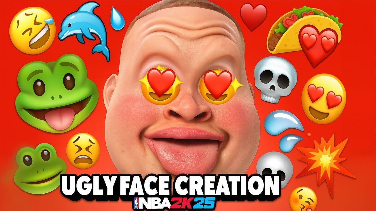 NEW Funniest Face Creation in NBA 2K25 😈 | Your MyPlayer Will Curse Rec ...