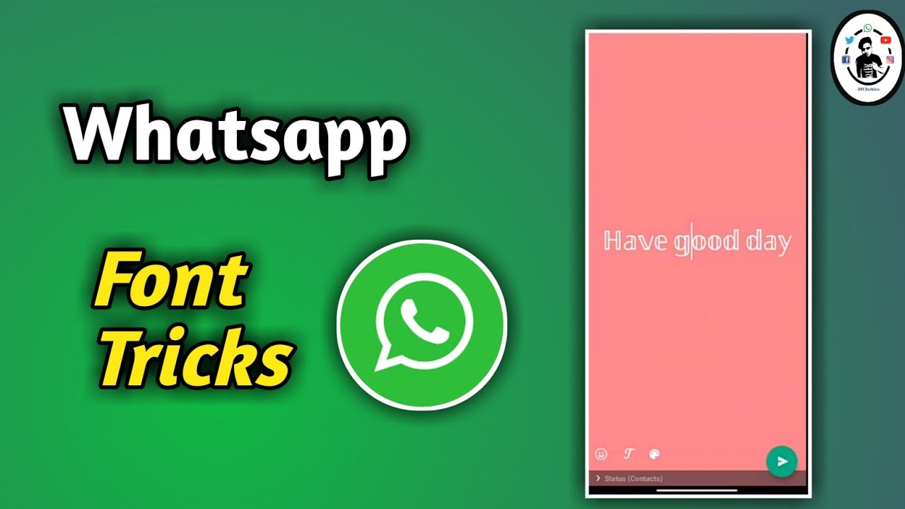 Whatsapp Font Tricks | Whatsapp Font Change | Abi Parthiban | #shorts ...