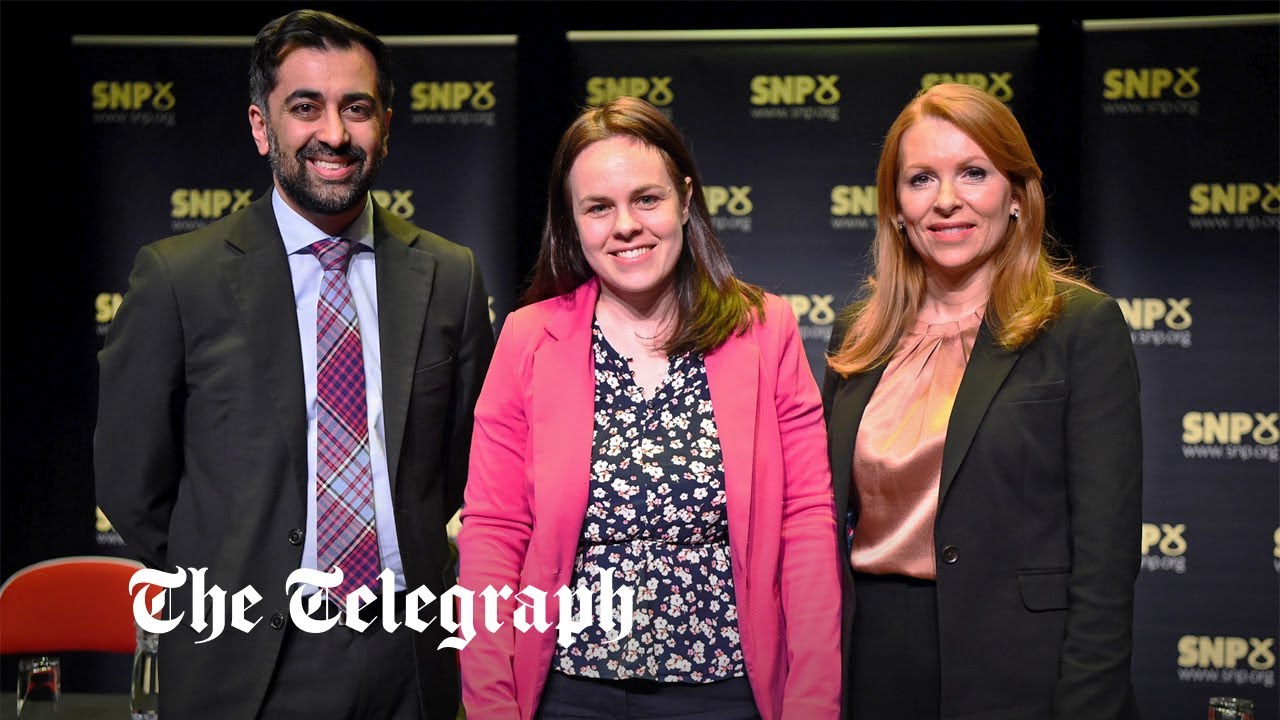 Watch: Humza Yousaf announced as new SNP leader - YouTube