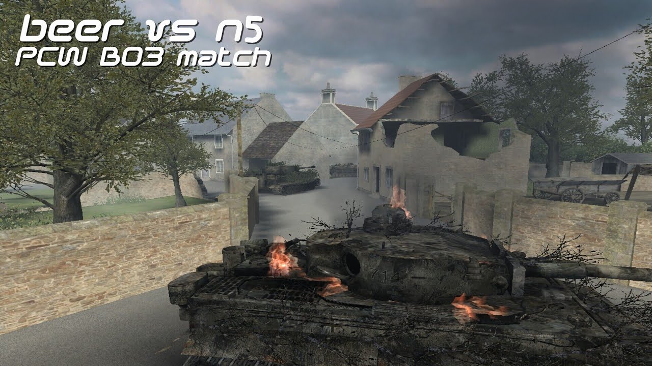 Call Of Duty 2 PCW - beer vs n5 [BO3, 2nd map, Burgundy] - YouTube