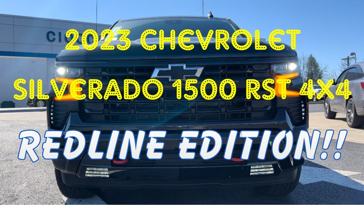 2023 Chevrolet Silverado RST 4x4 - Redline Edition - YouTube