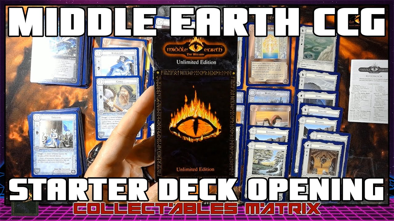 Middle Earth CCG | Lord of the Rings - YouTube