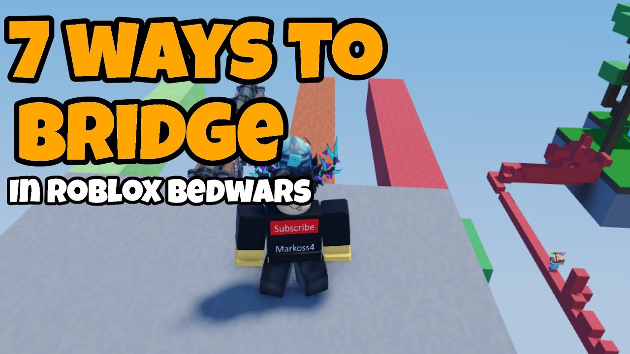 7 ways to bridge in roblox bedwars - YouTube