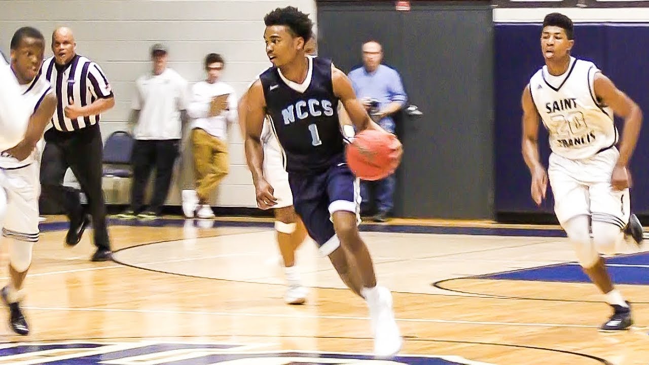 ALL-AROUND BALLER Myles Hamilton high school basketball highlights ...