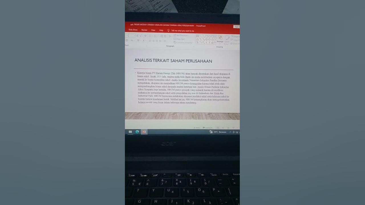 profil singkat, Saham, dan analisis saham "PT harum energy TBK" - YouTube