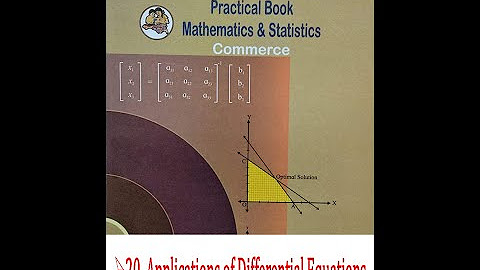 XII S.Y.J.C. COMMERCE MATHS AND STATS PRACTICAL SOLUTIONS - YouTube
