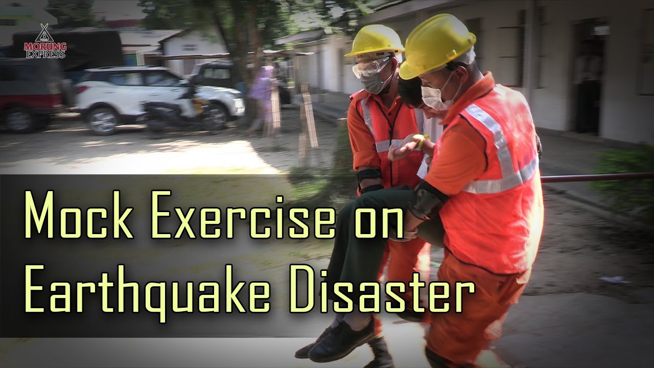 Dimapur: Mock Exercise on Earthquake Disaster - YouTube