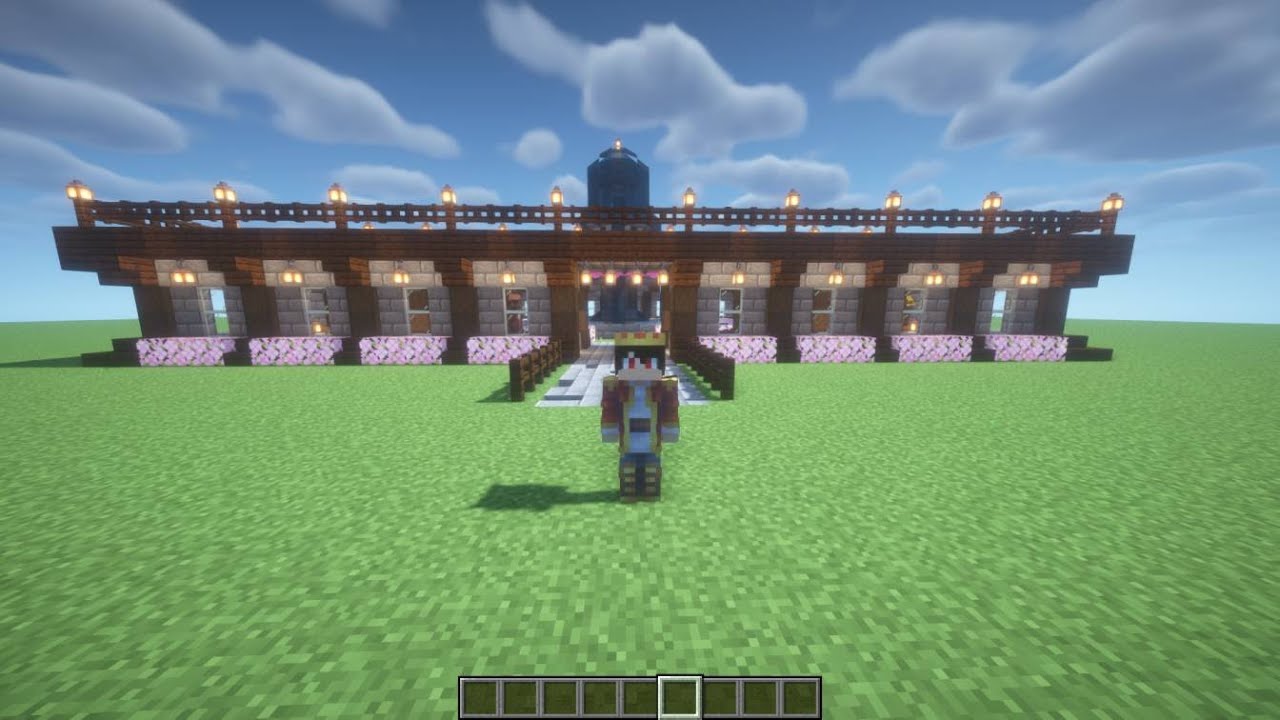 Villager Trading Hall | Minecraft | Java | Bedrock | Aesthetic Hall ...