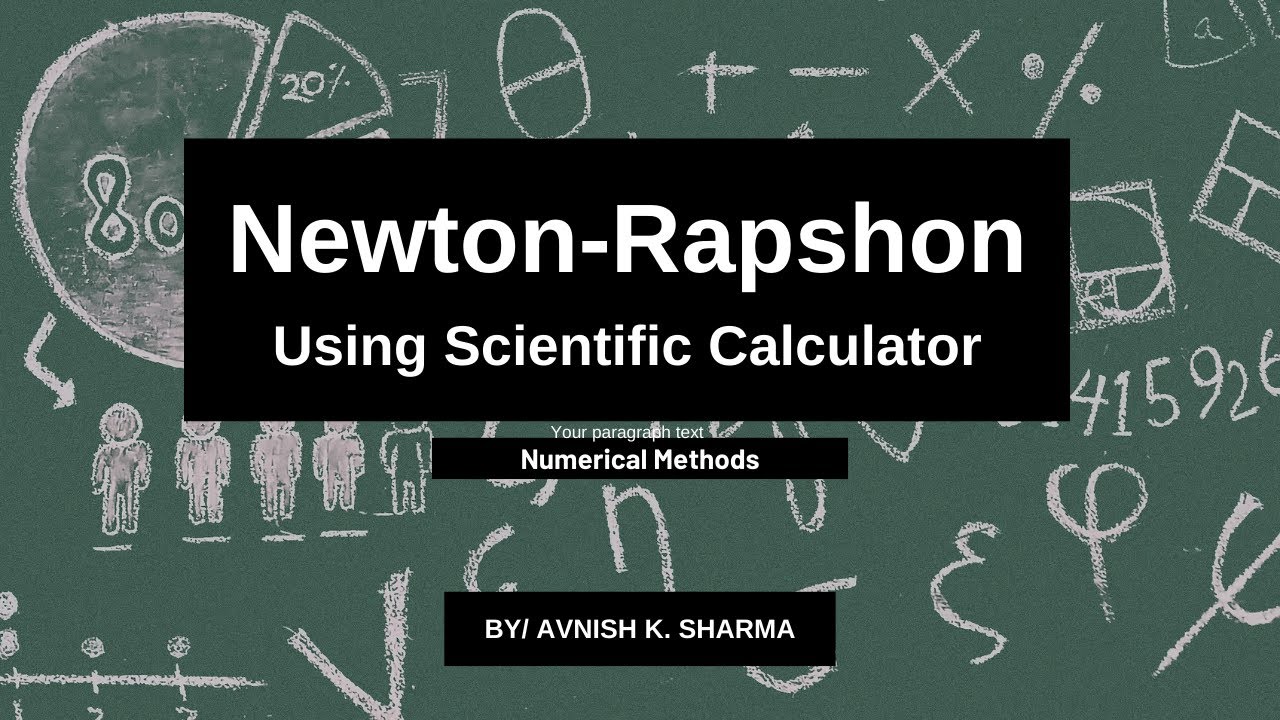 3. Newton-Rapshon Method Using Scientific Calculator - YouTube