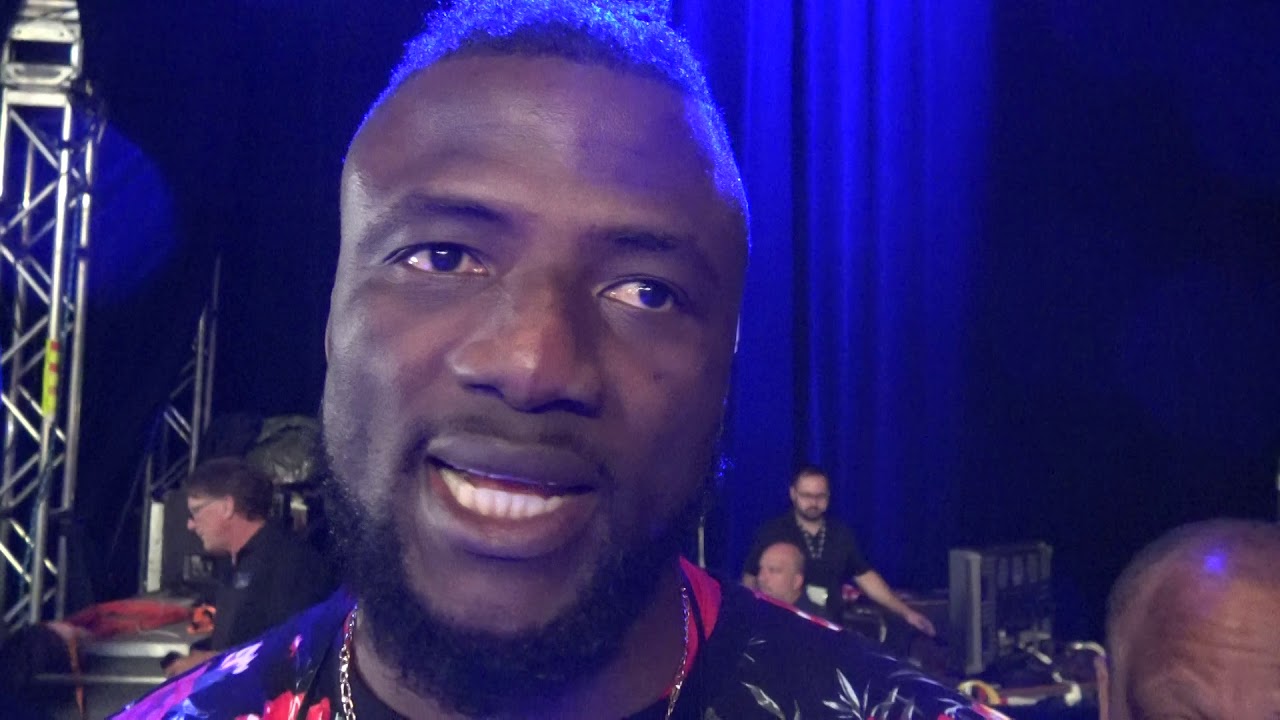 Efe Ajagba Post Fight Interview April 2019 - YouTube