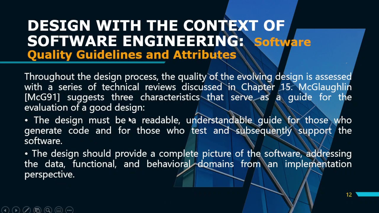 Design Concepts Software Engineering Youtube