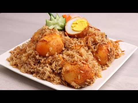 The world's easiest egg biryani recipe. Dim Biryani Recipe | Egg Biryani | Easy Biryani