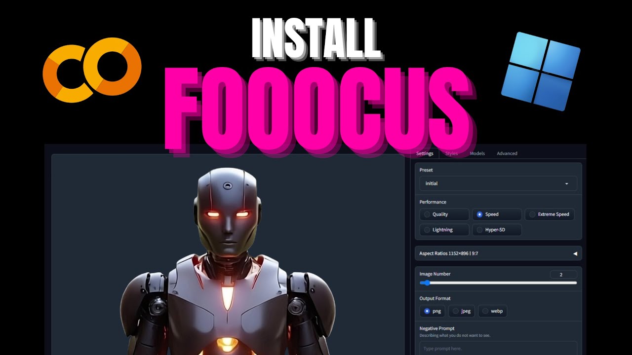 How To Install Fooocus In Under 5 Minutes - Windows & Colab Setup - YouTube