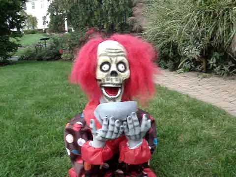 spirt halloween face ripping clown - YouTube