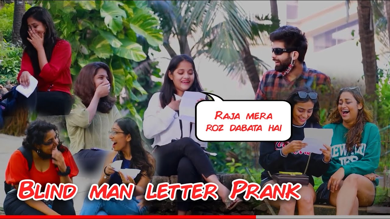 BEST OF READING BLIND MAN'S LOVE LETTER PRANK | @SahilVirwaniPranks ...