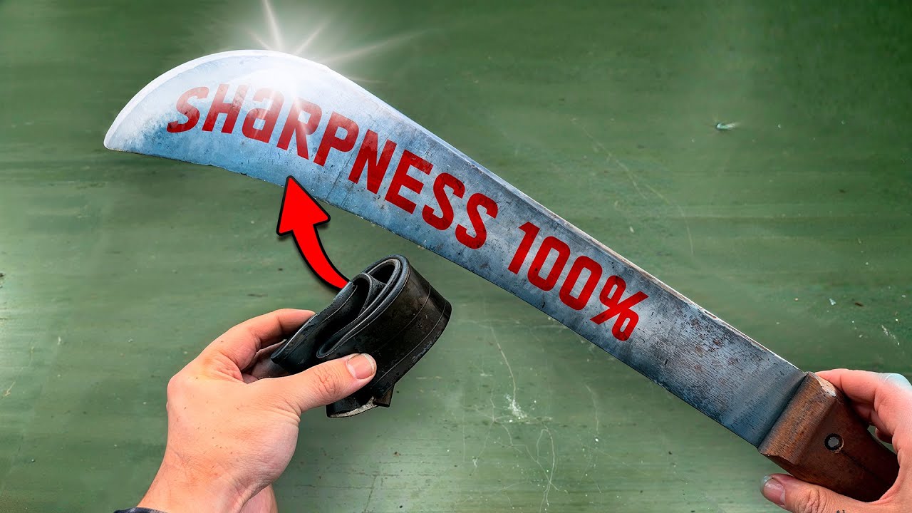You Will Be Shocked at the Sharpening of This Knife! (100% Sharpness) | Screwdriver sharpening ...