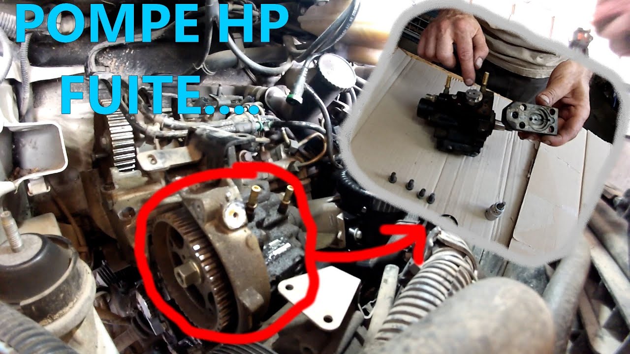 Fuite pompe haute pression bosch CP1 (hdi , dci , ....) - YouTube